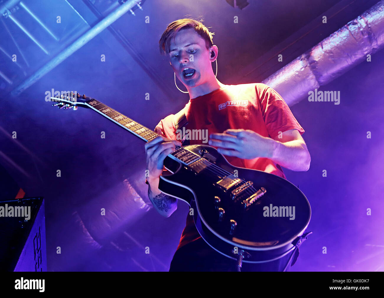 Neck Deep performing at Liverpool O2 Academy Featuring: Neck Deep, Sam ...