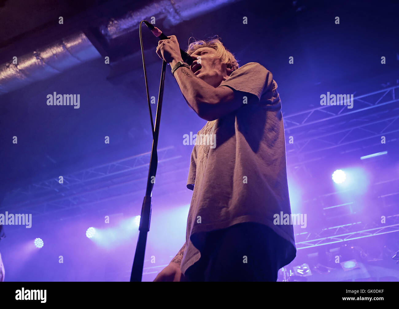 Neck Deep performing at Liverpool O2 Academy Featuring: Neck Deep, Ben ...