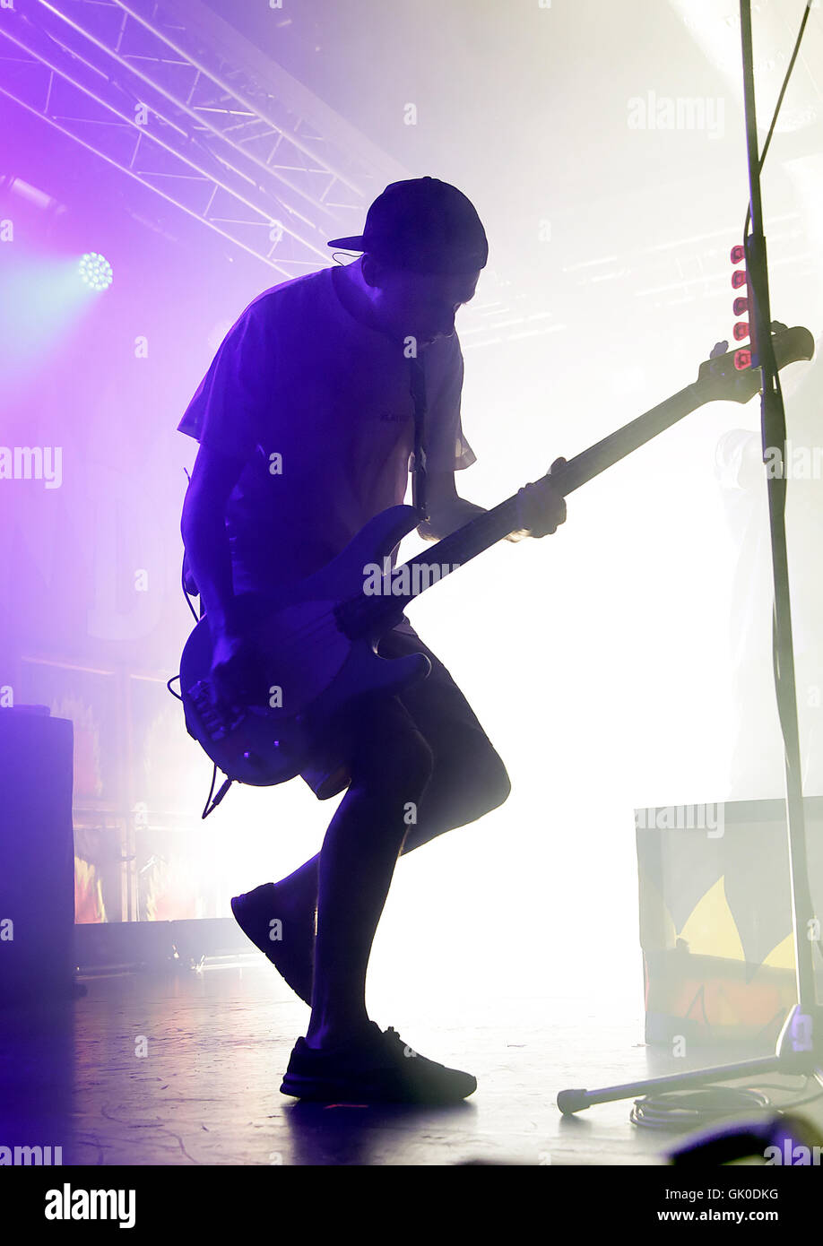 Neck Deep performing at Liverpool O2 Academy Featuring: Neck Deep, Fil ...