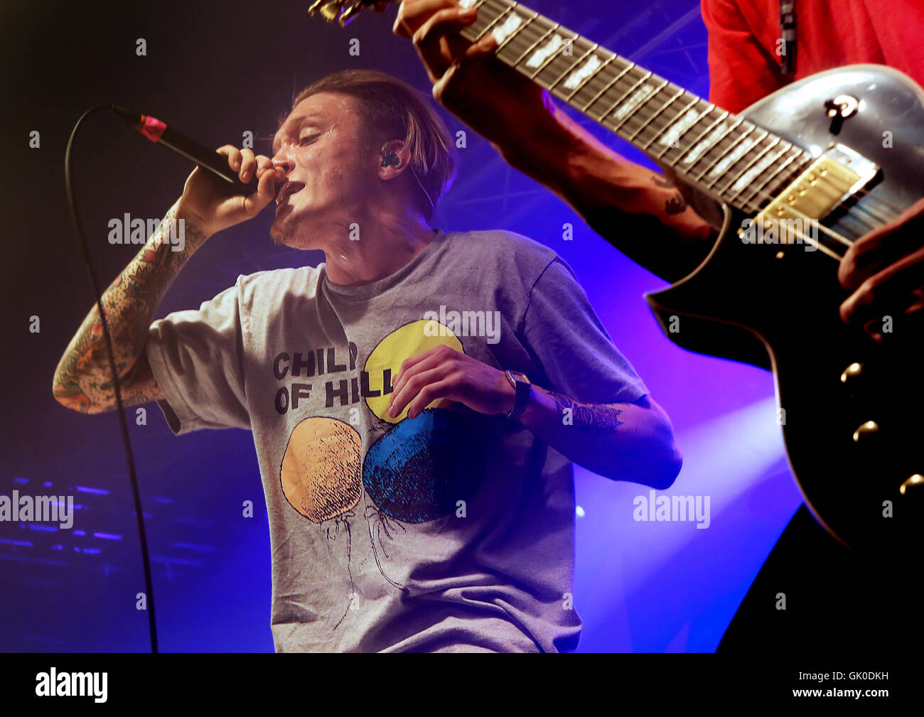 Neck Deep performing at Liverpool O2 Academy Featuring: Neck Deep, Ben ...