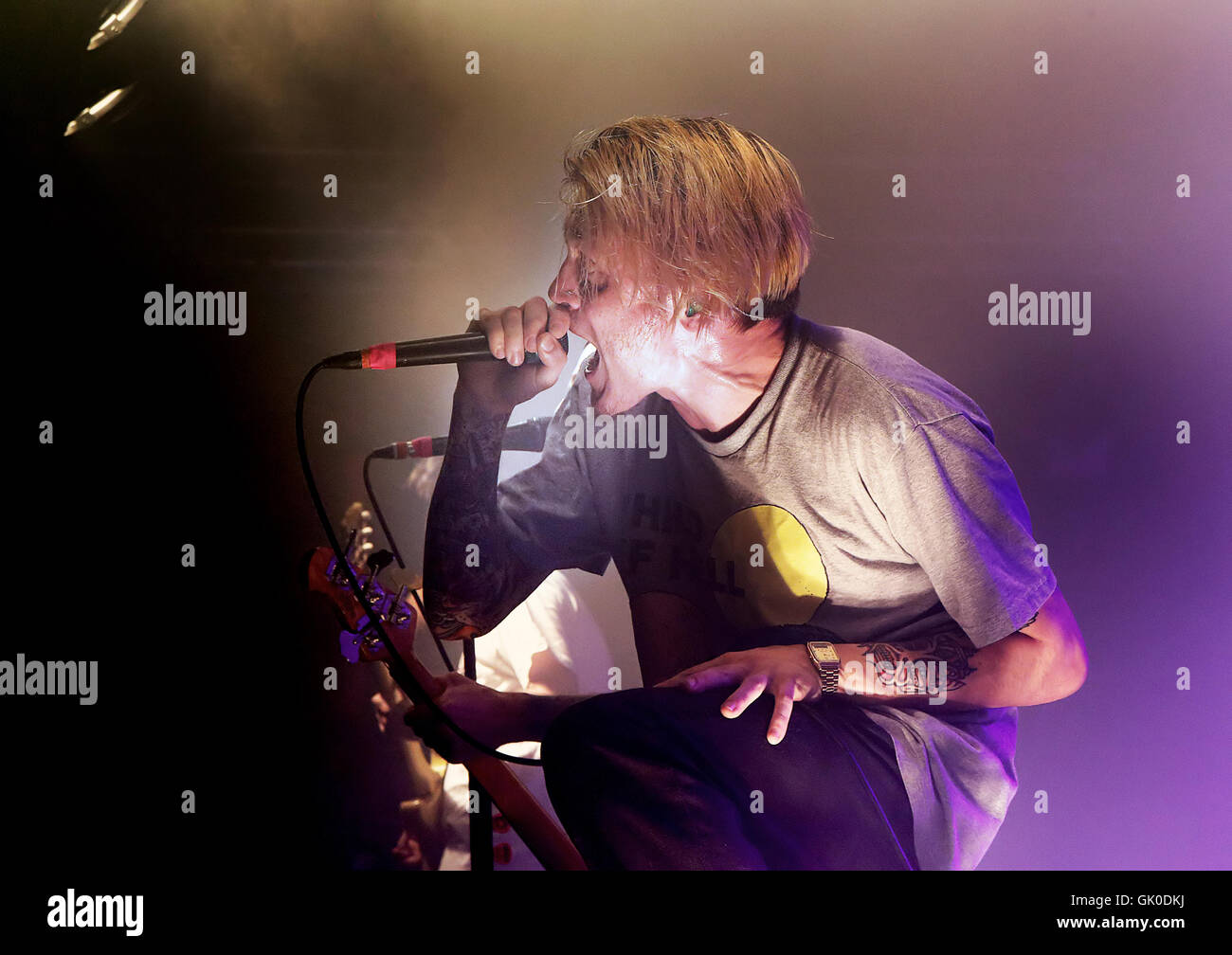 Neck Deep performing at Liverpool O2 Academy Featuring: Neck Deep, Ben ...