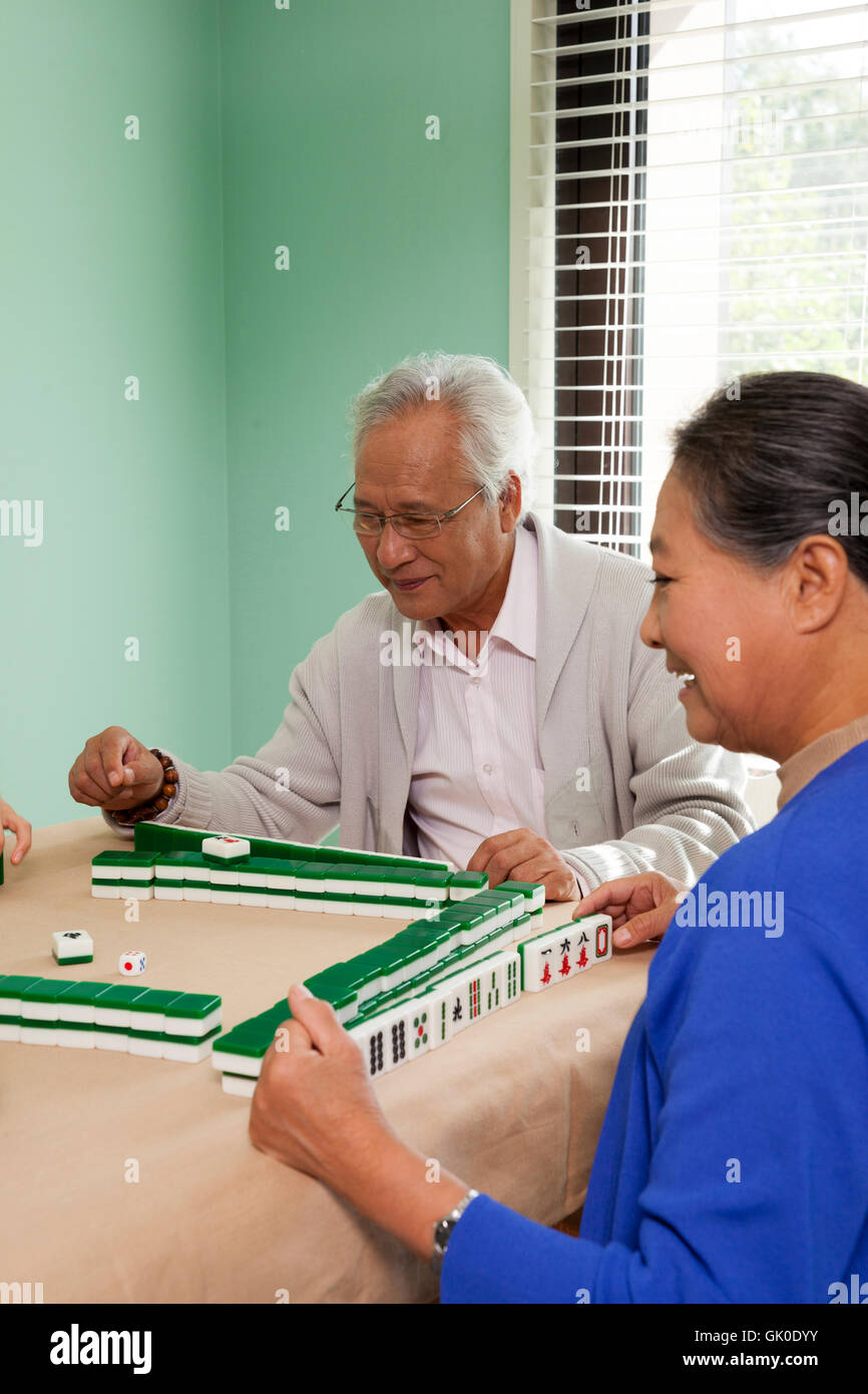 Mahjong room hi-res stock photography and images - Alamy