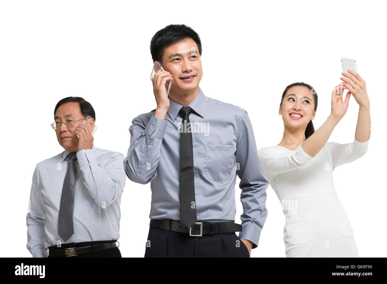 Studio shot Business people Stock Photo - Alamy