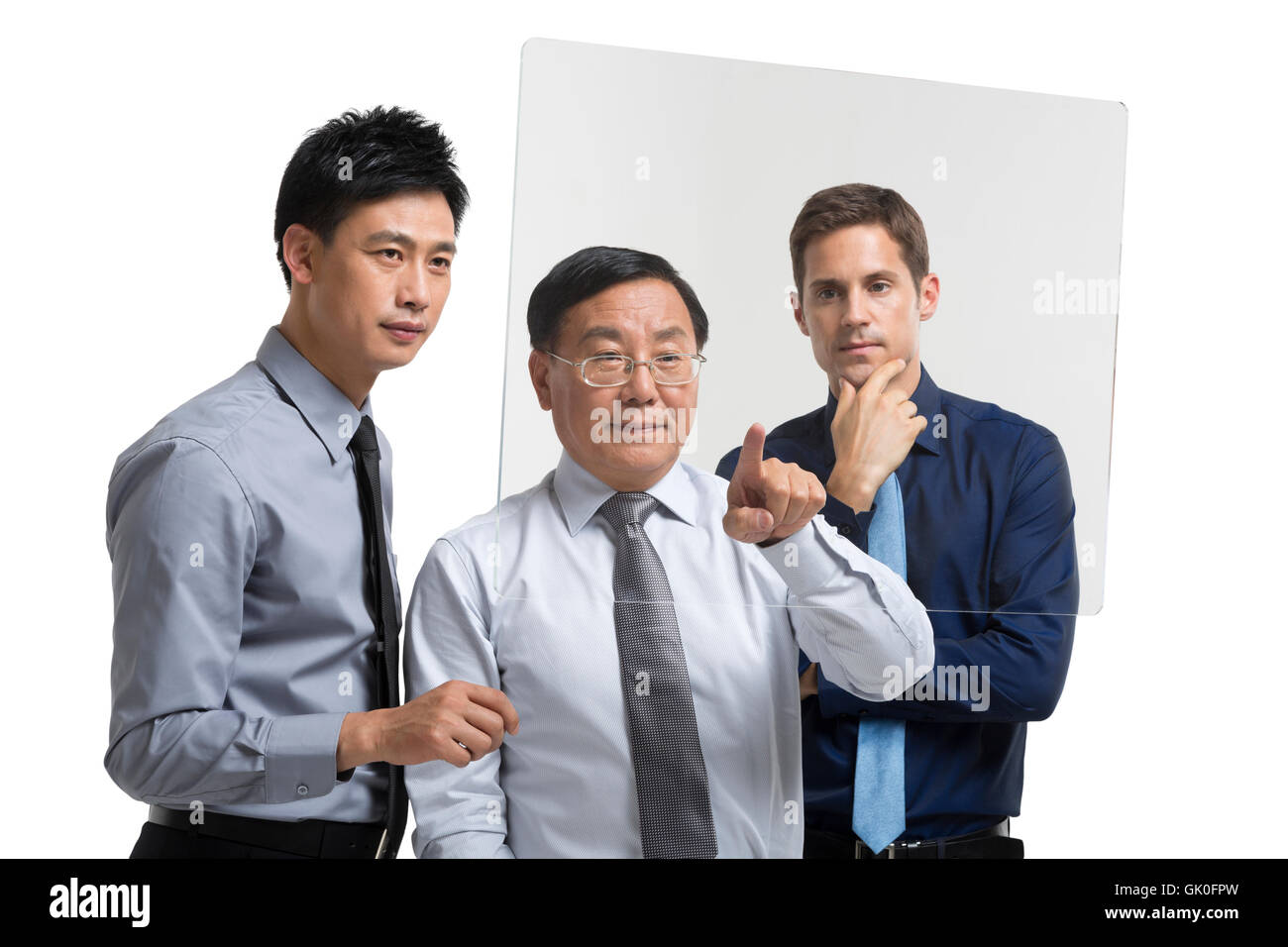 Studio shot business man Stock Photo - Alamy