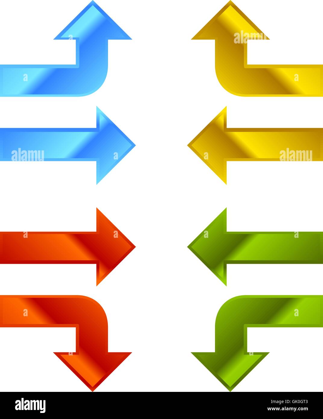 vector arrows set Stock Vector Image & Art - Alamy