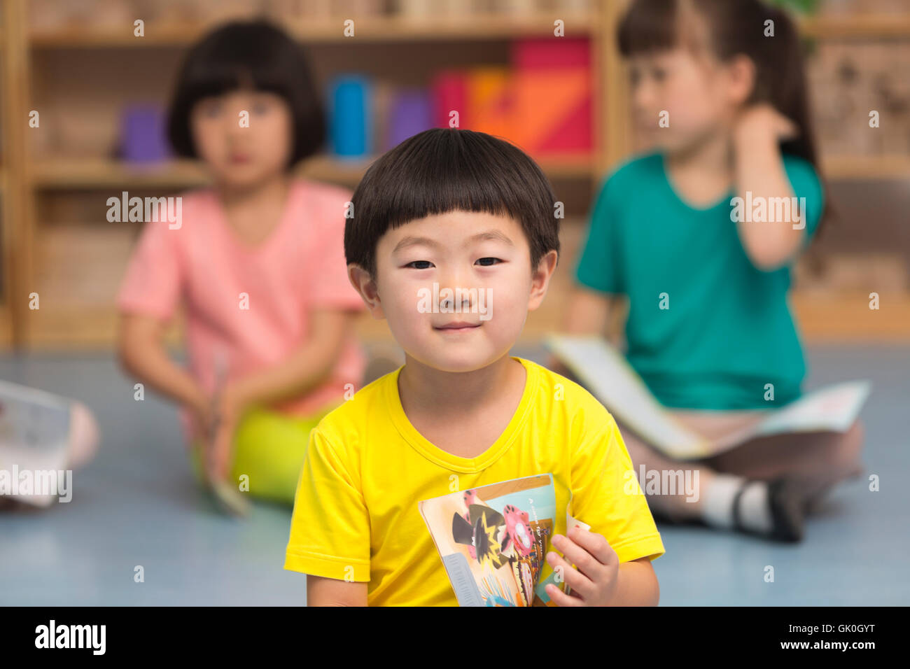 Children playing in kindergarten Stock Photo - Alamy