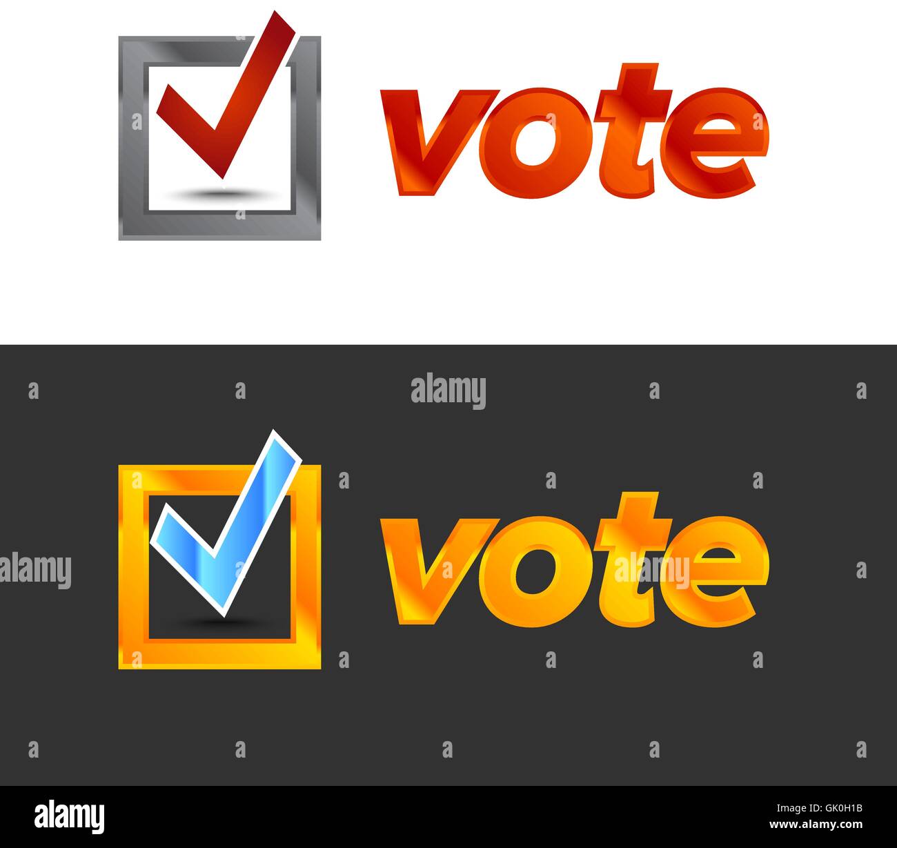 Vote badge for election Stock Vector Image & Art - Alamy