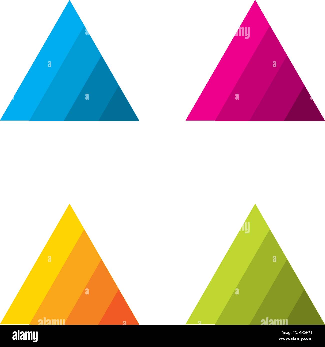 Design triangle logo element Stock Vector Image & Art - Alamy