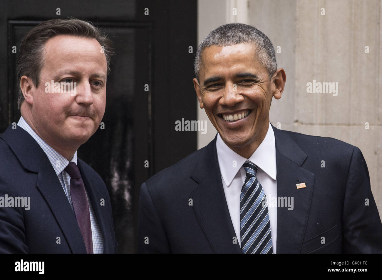 President of the United States Barack Obama meets David Cameron at 10 ...