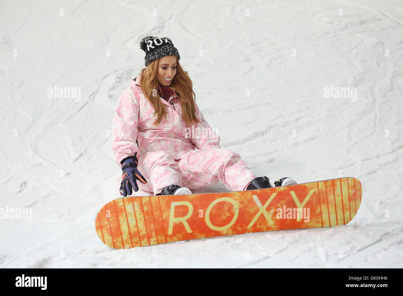 Stacey Solomon and Aimee Fuller National Schools Snowsport Week ...