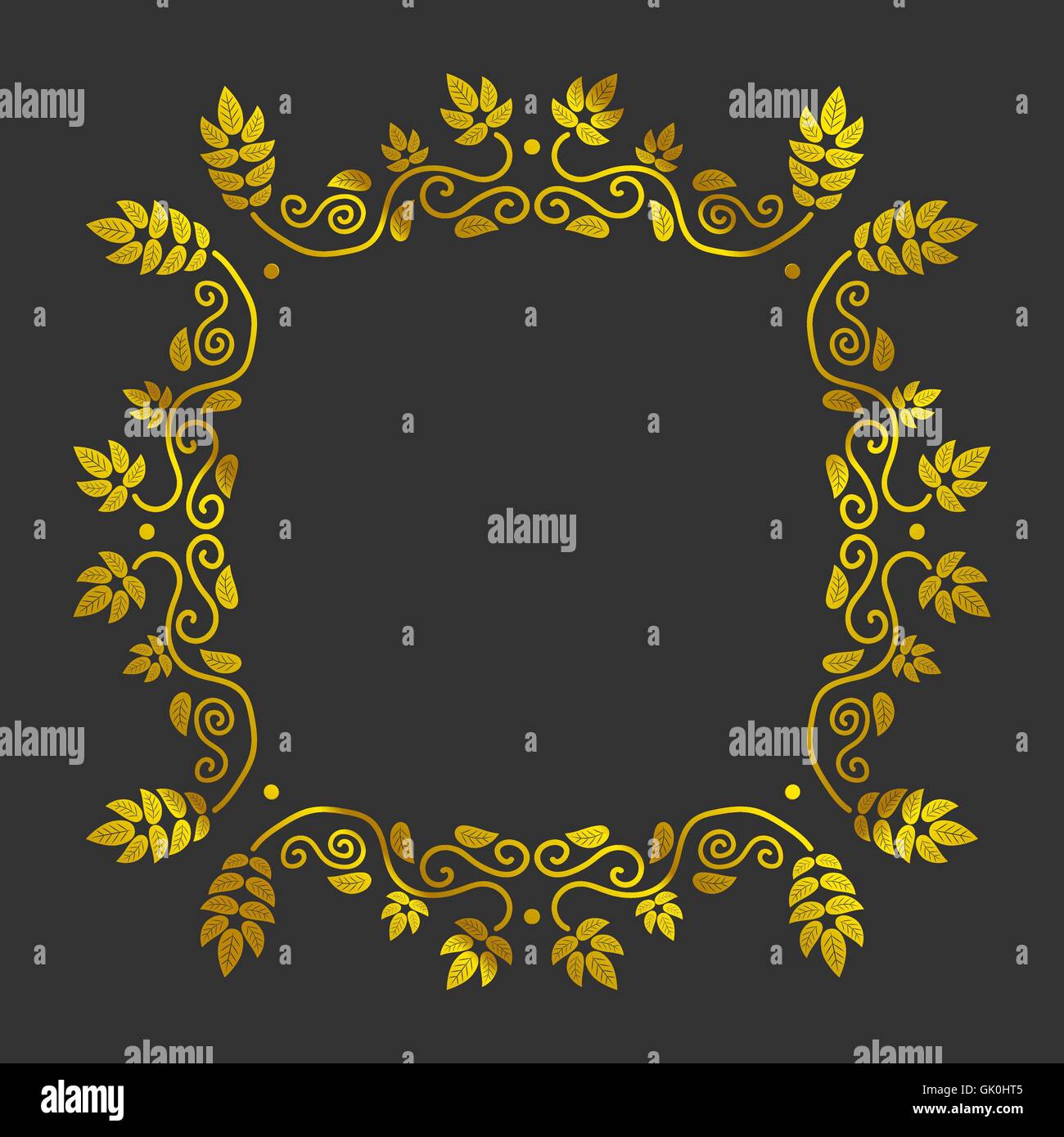 Vintage gold frame Stock Vector Image & Art - Alamy