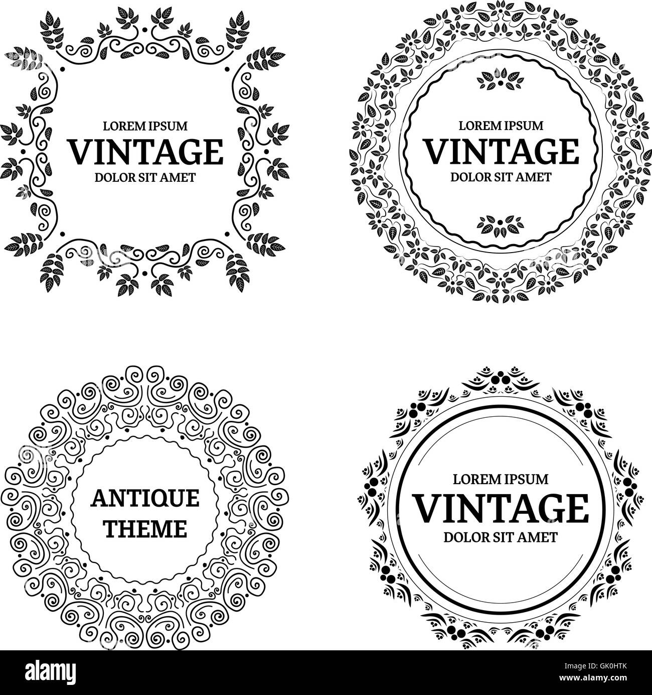 Monogram Logo High Resolution Stock Photography and Images - Alamy