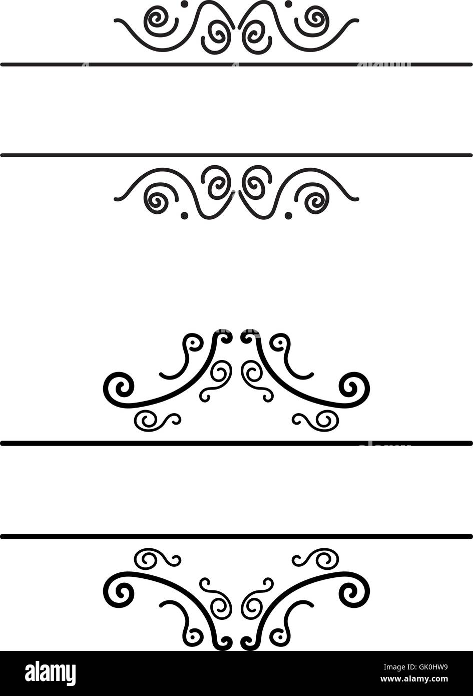 vignette frames set Stock Vector Image & Art - Alamy