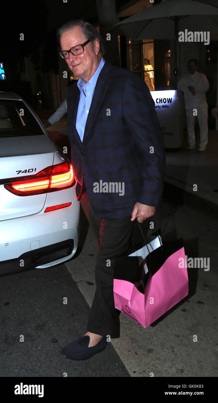 Celebrities at Mr. Chow in Beverly Hills Featuring: Richard Hilton ...