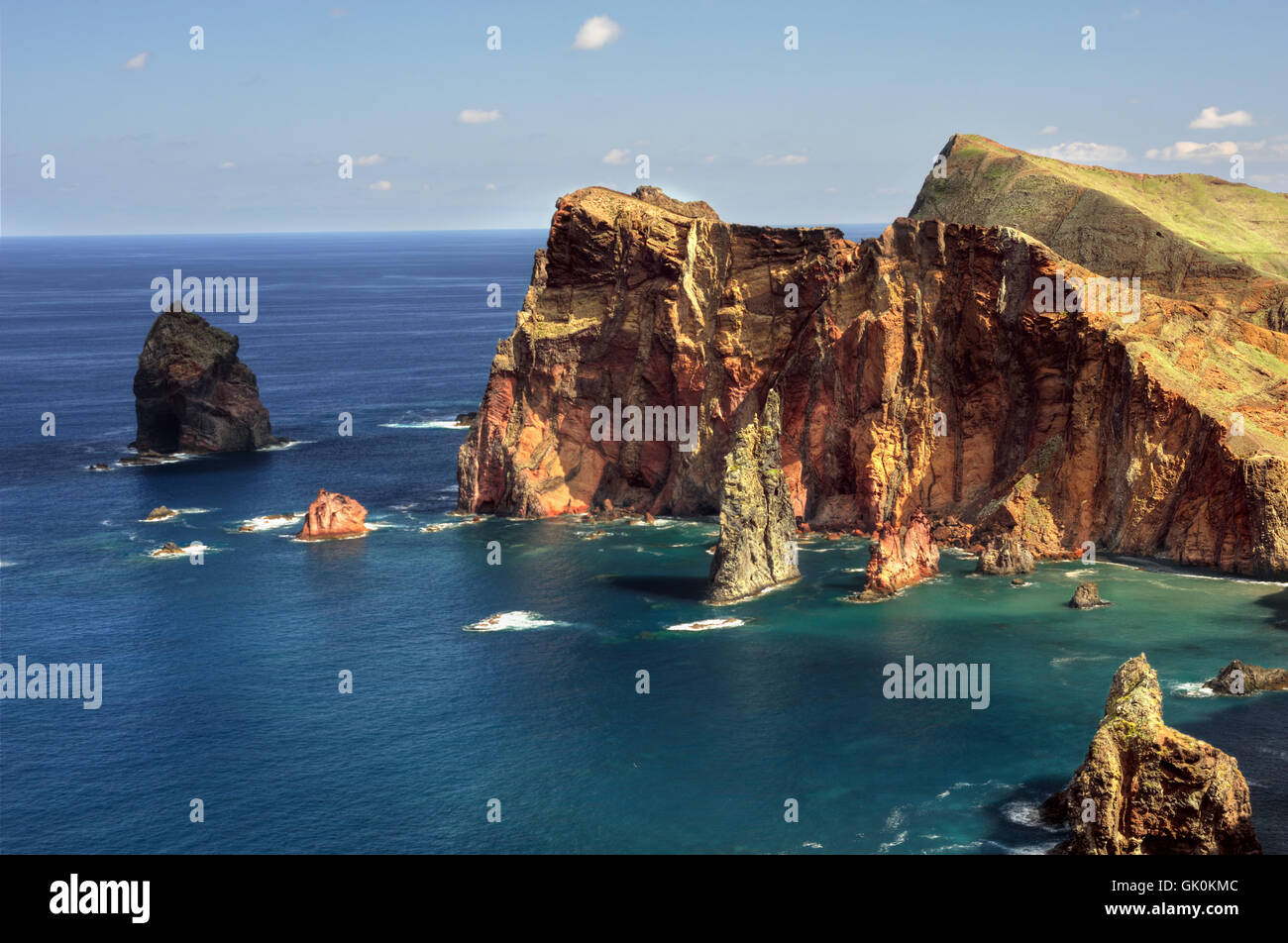 rock madeira landscape Stock Photo - Alamy