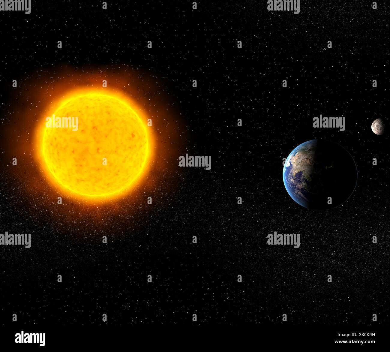 space universe moon Stock Photo - Alamy