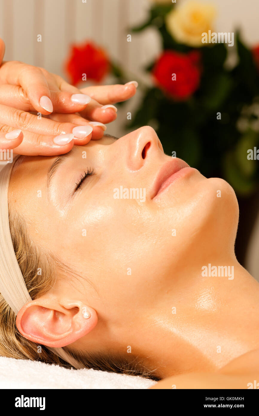 woman face wellness Stock Photo - Alamy