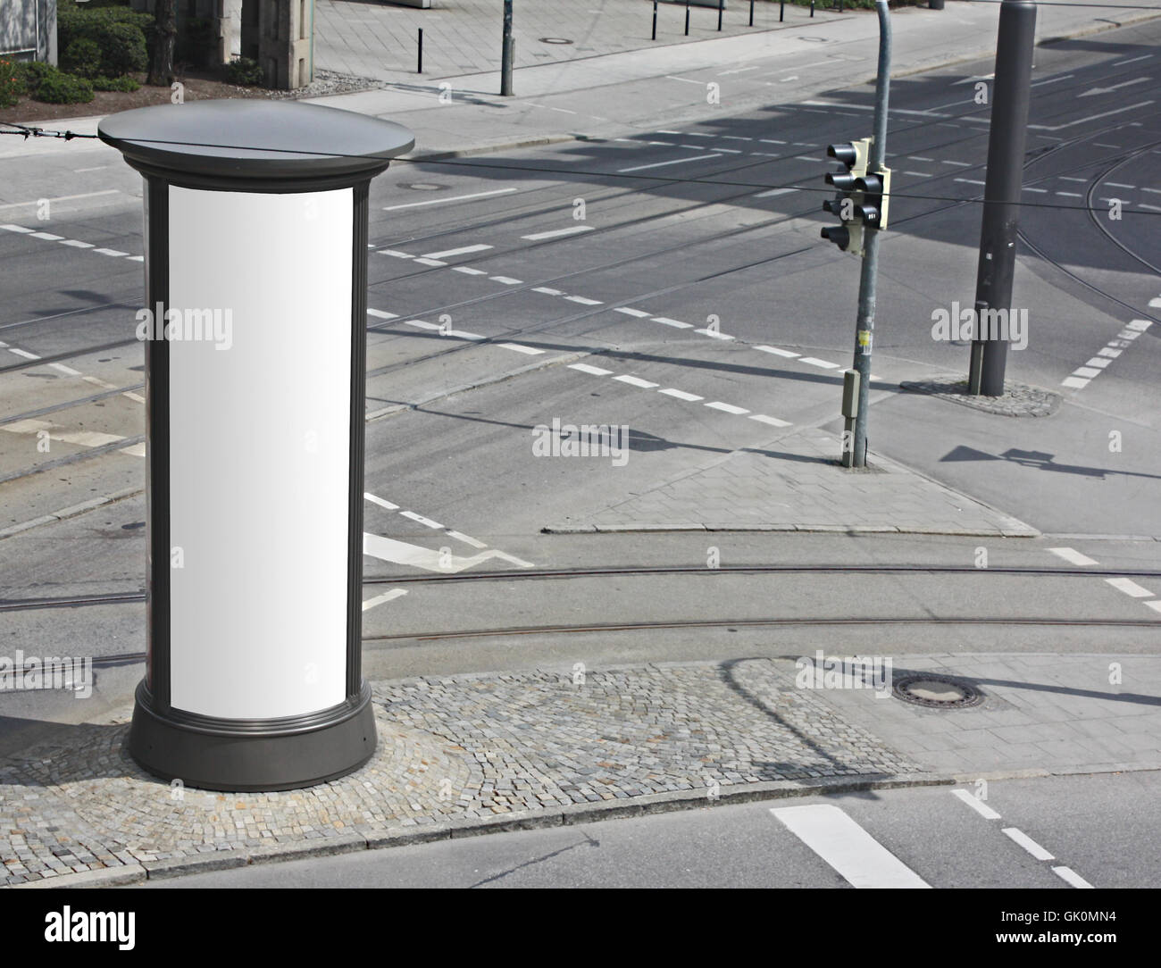 Poster pillar hi-res stock photography and images - Alamy