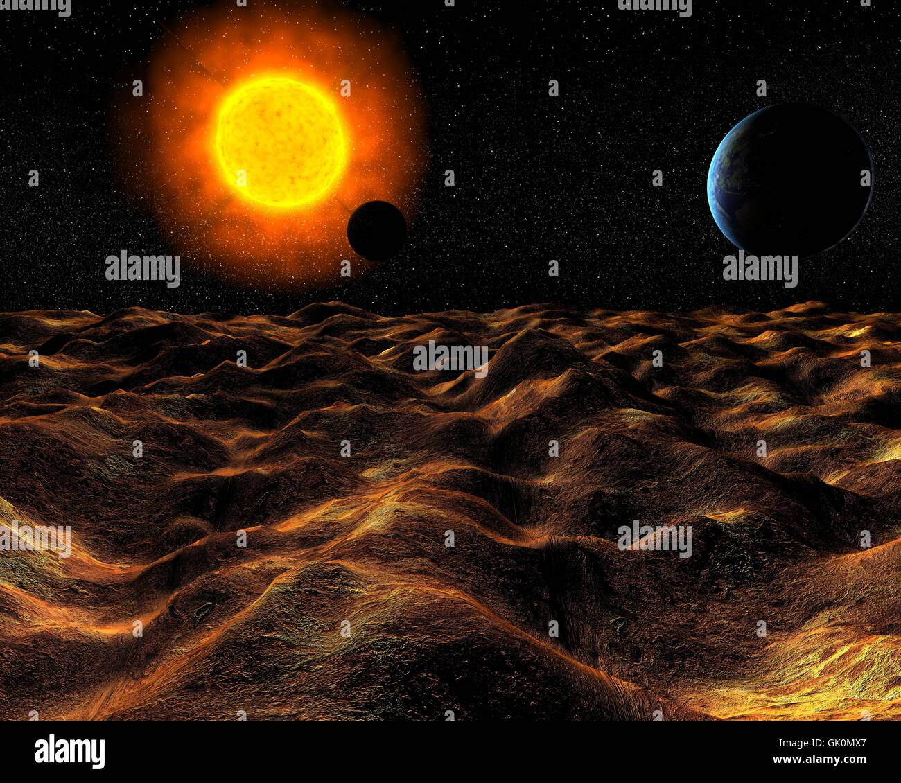 Astronomy moon surface map surface hi-res stock photography and images ...