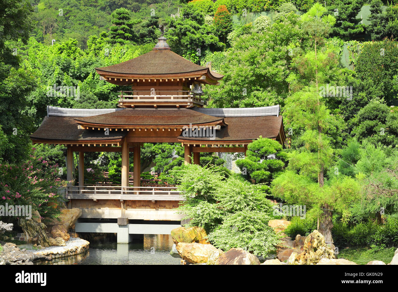 garden china chinese Stock Photo - Alamy