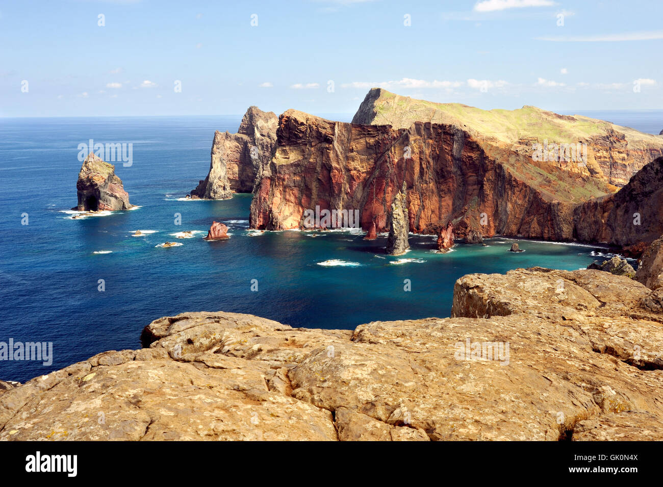 rock madeira landscape Stock Photo - Alamy