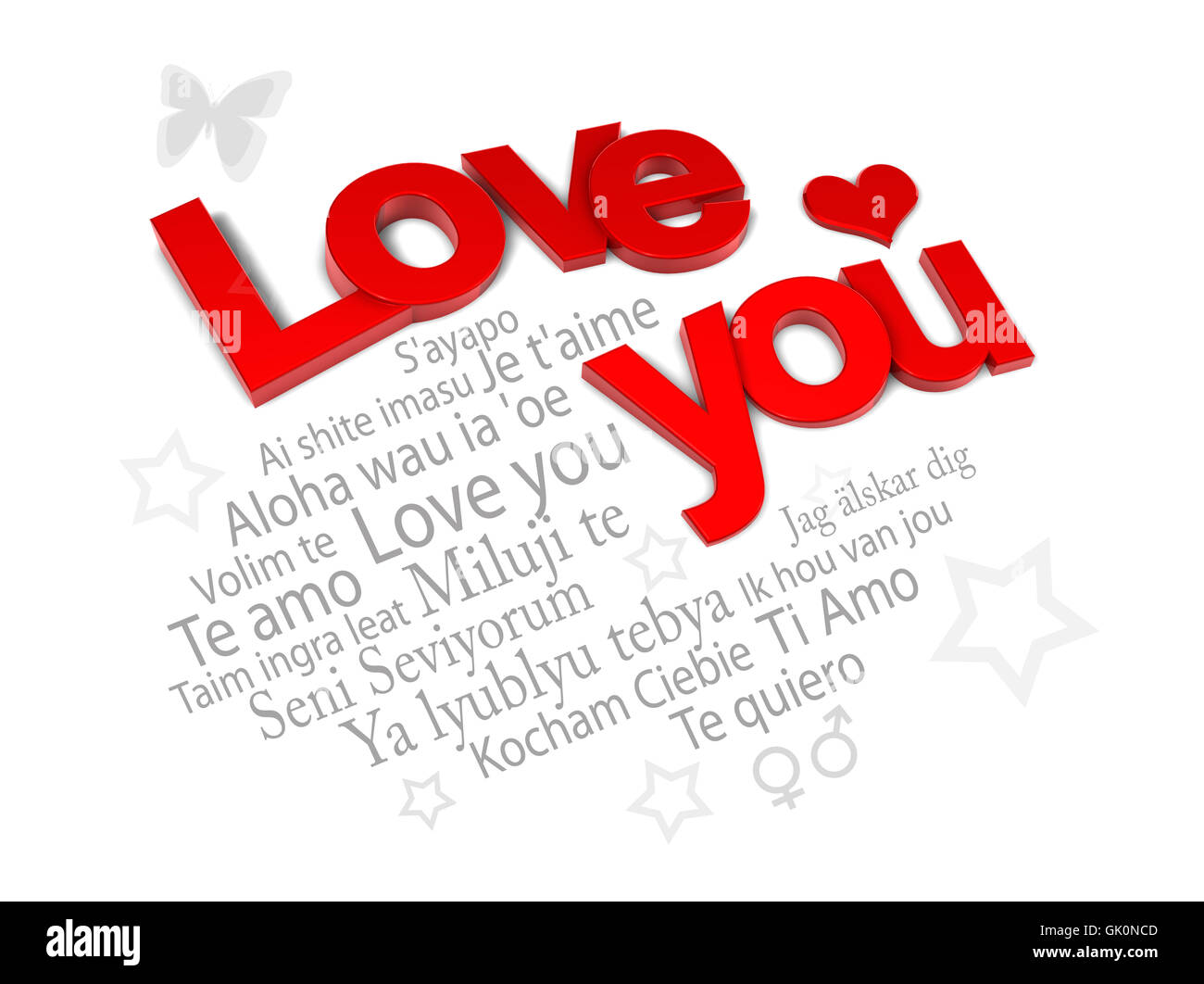 Love symbolism Cut Out Stock Images & Pictures - Alamy