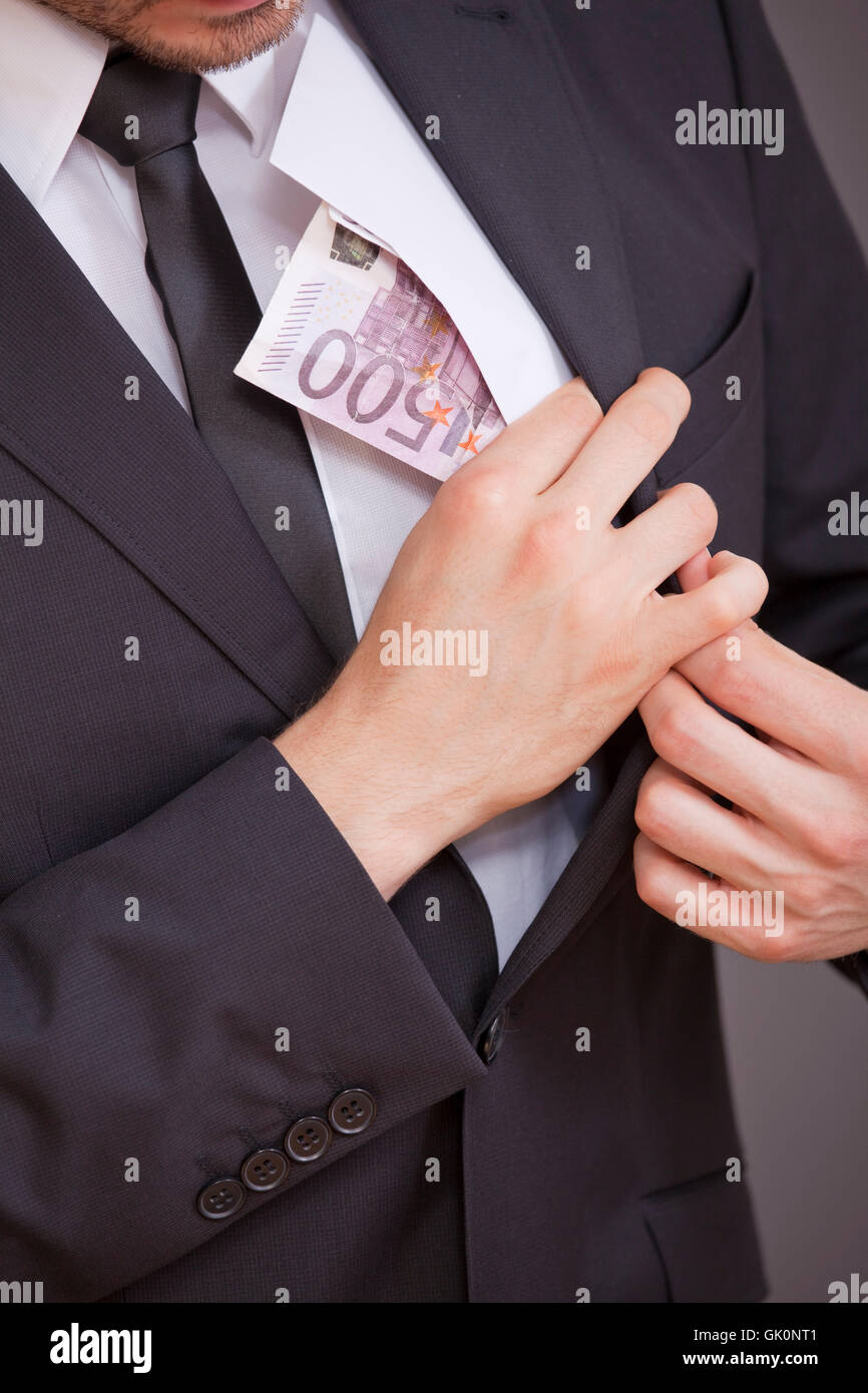 corruption crime business man Stock Photo - Alamy