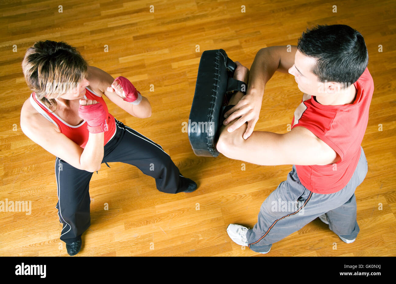 martial arts sparring punch Stock Photo - Alamy