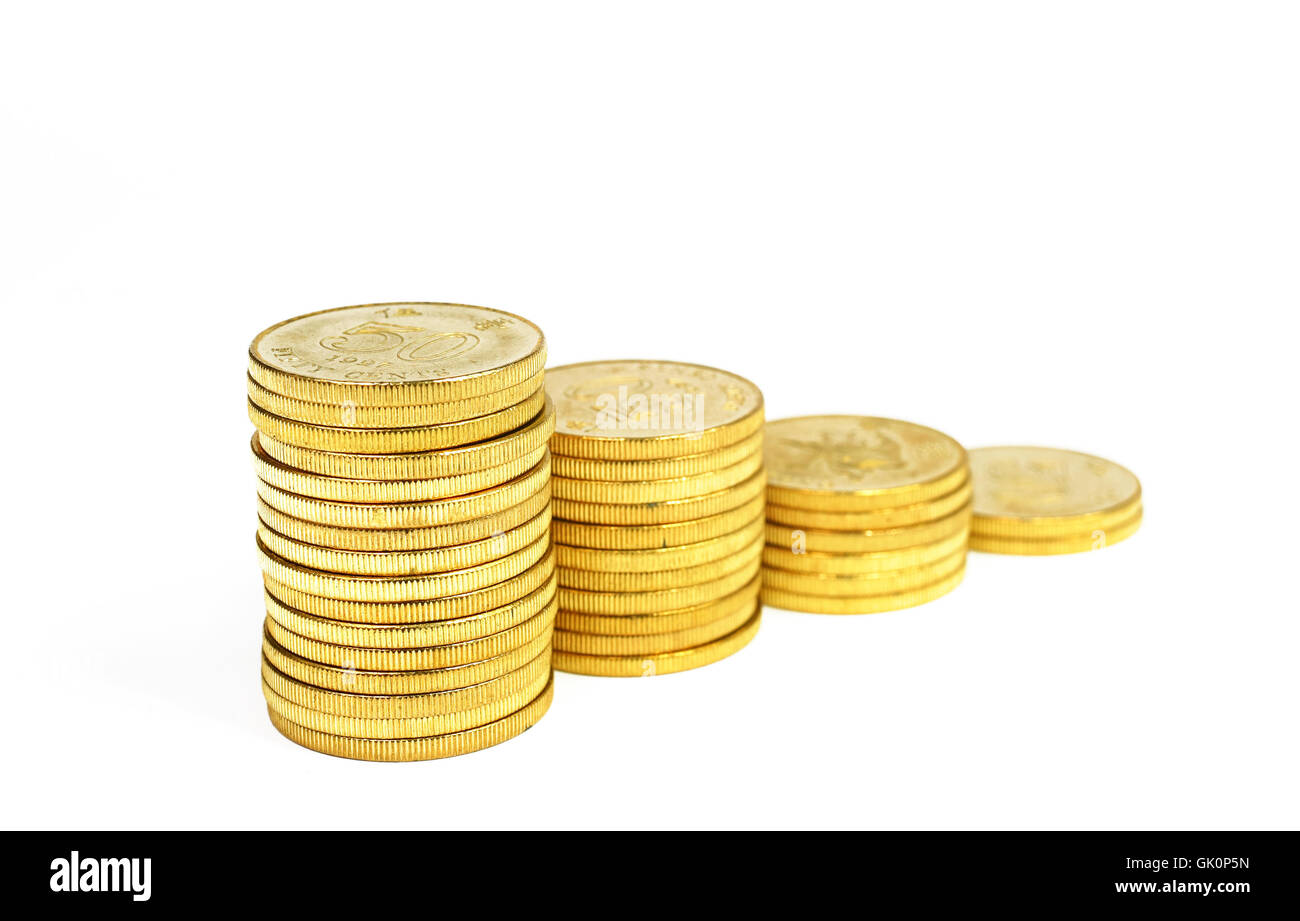 Gold coin glow Cut Out Stock Images & Pictures - Alamy
