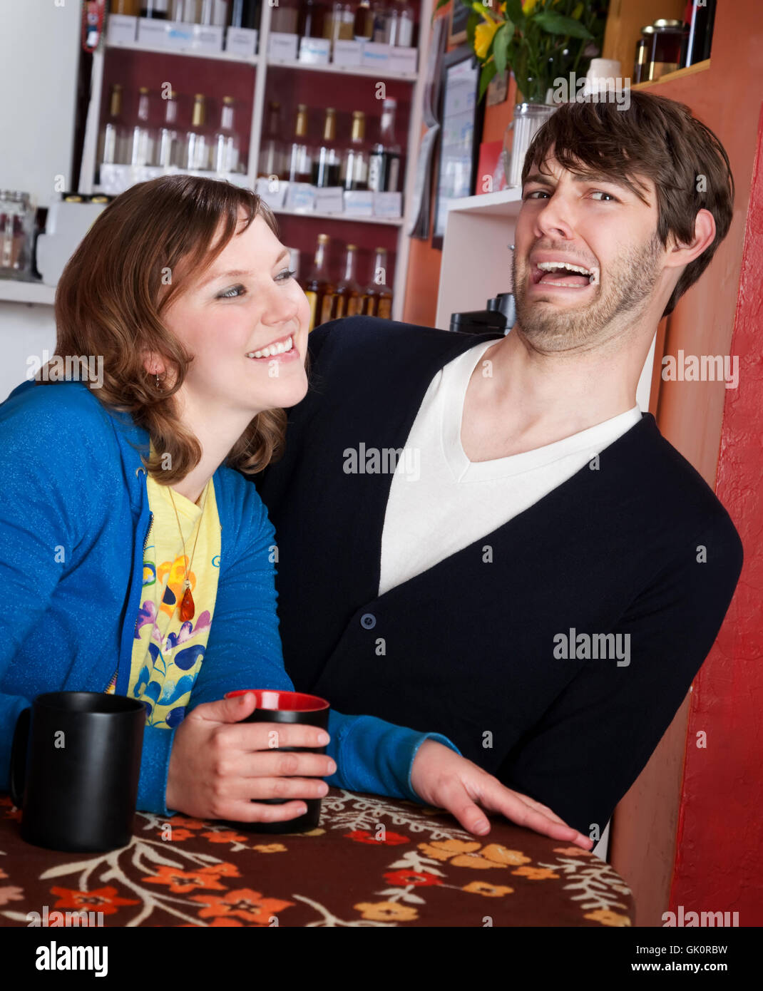 laugh laughs laughing Stock Photo - Alamy