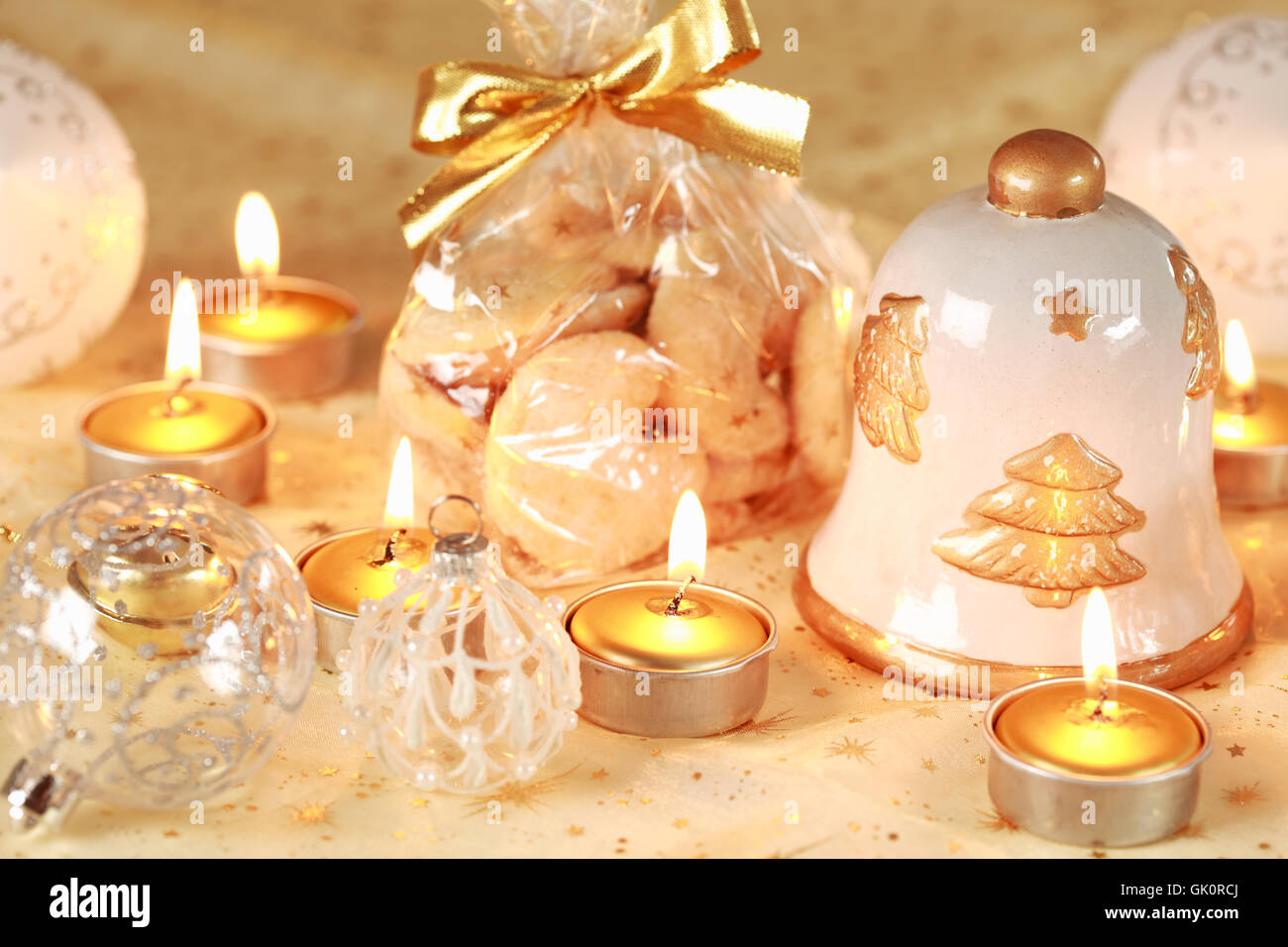 holiday candle bell Stock Photo - Alamy
