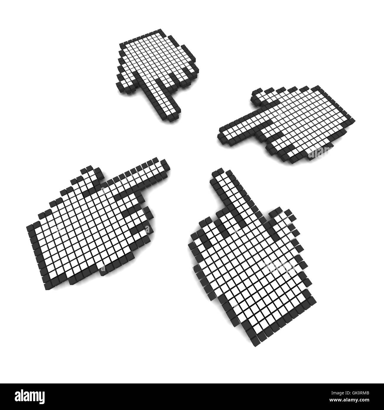 Finger click Black and White Stock Photos & Images - Alamy