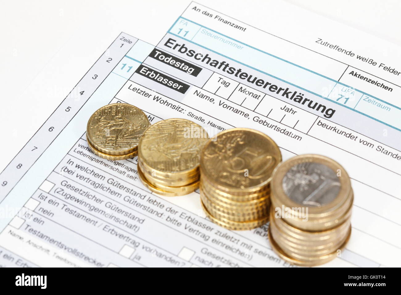 Inheritance tax form hi-res stock photography and images - Alamy