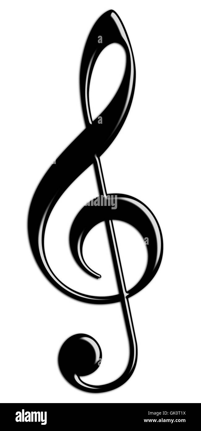 Treble clef notes hi-res stock photography and images - Alamy