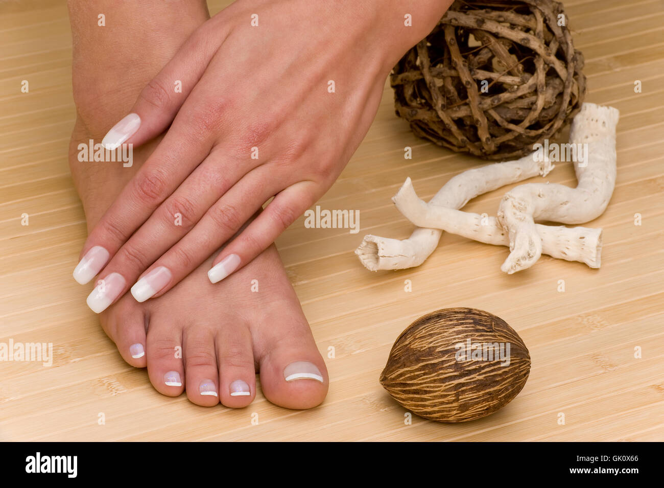 hand hands foot Stock Photo - Alamy