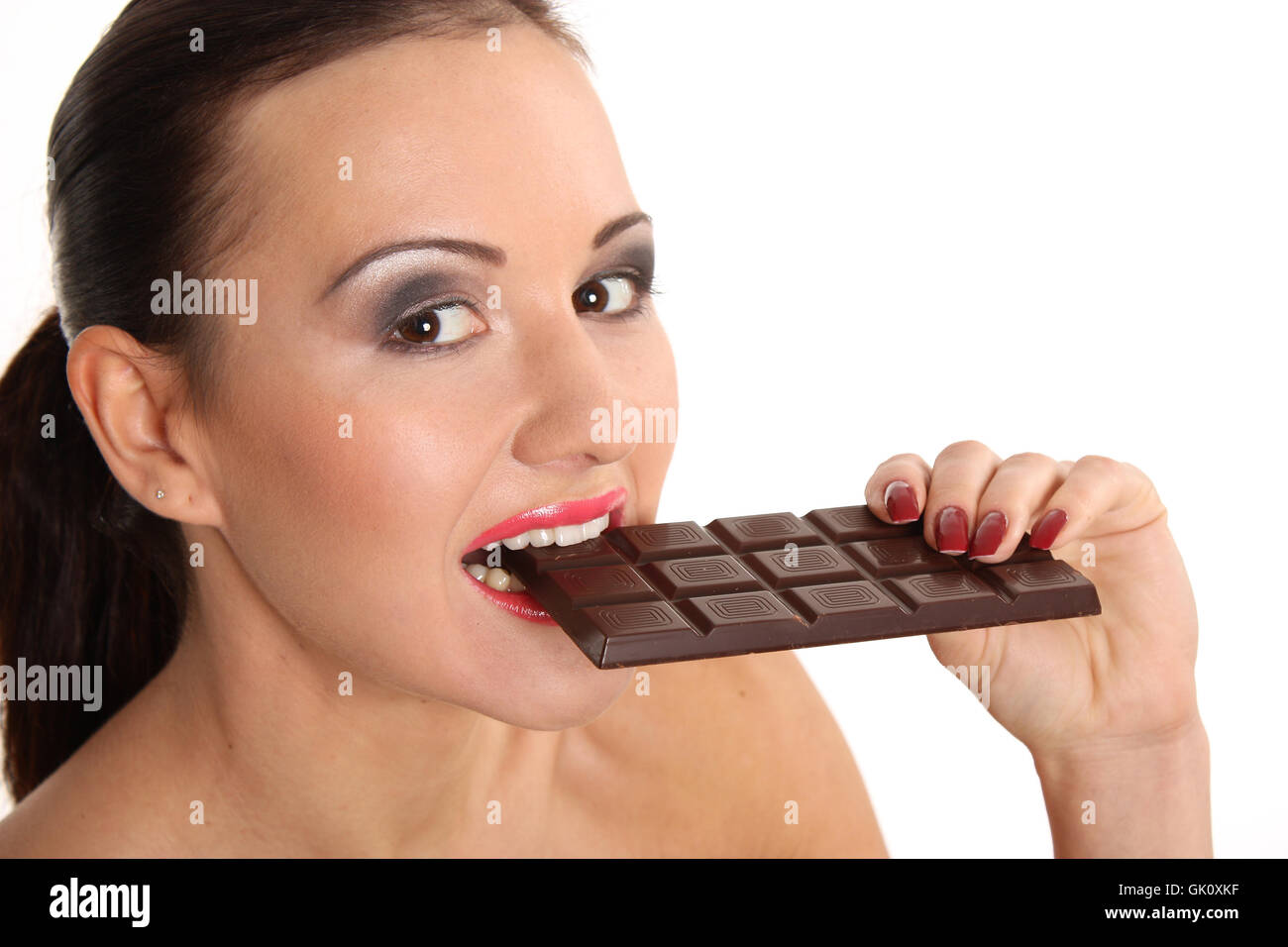 Bite fingernail hi-res stock photography and images - Alamy