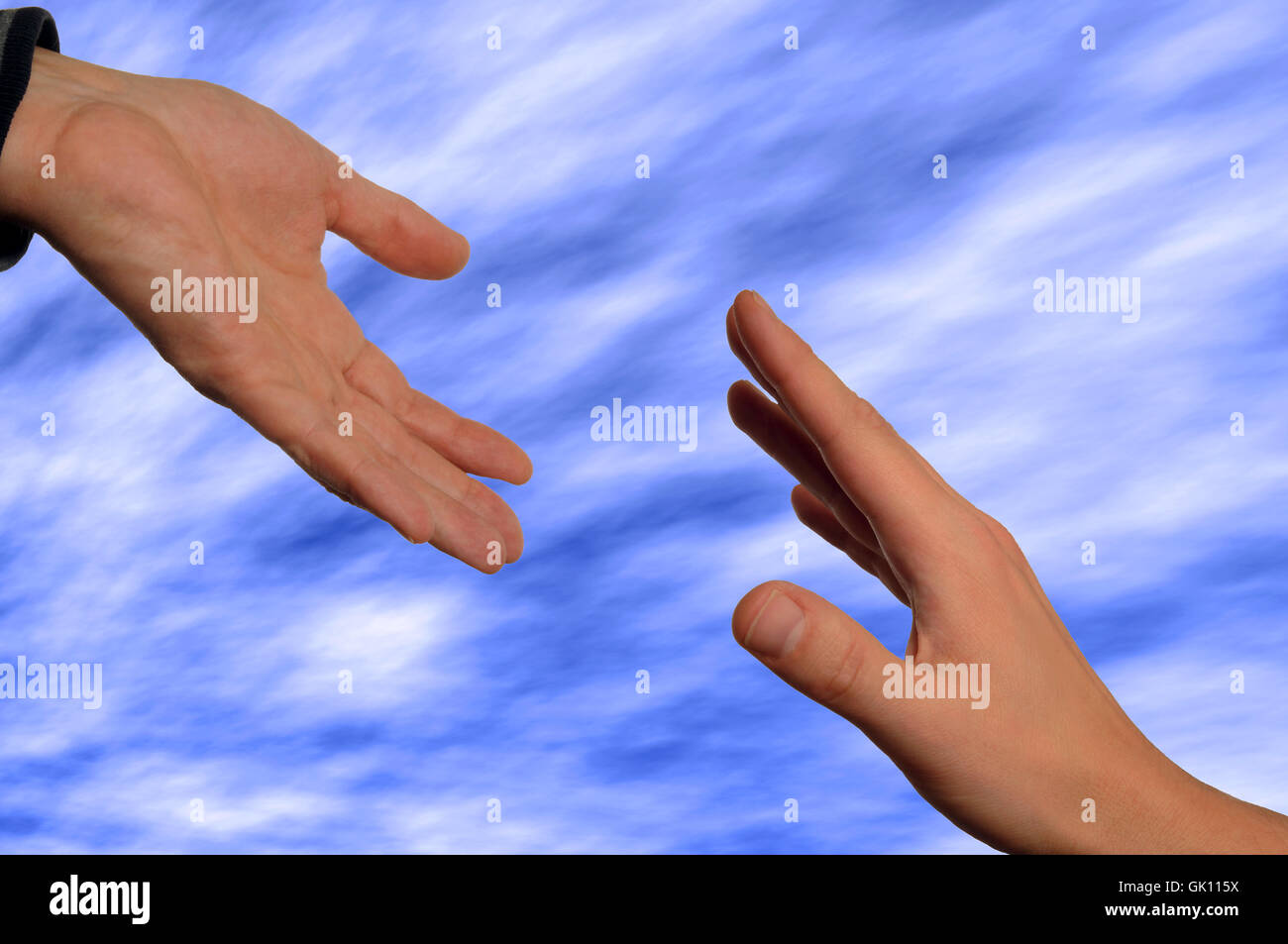 hand friendship reach Stock Photo - Alamy