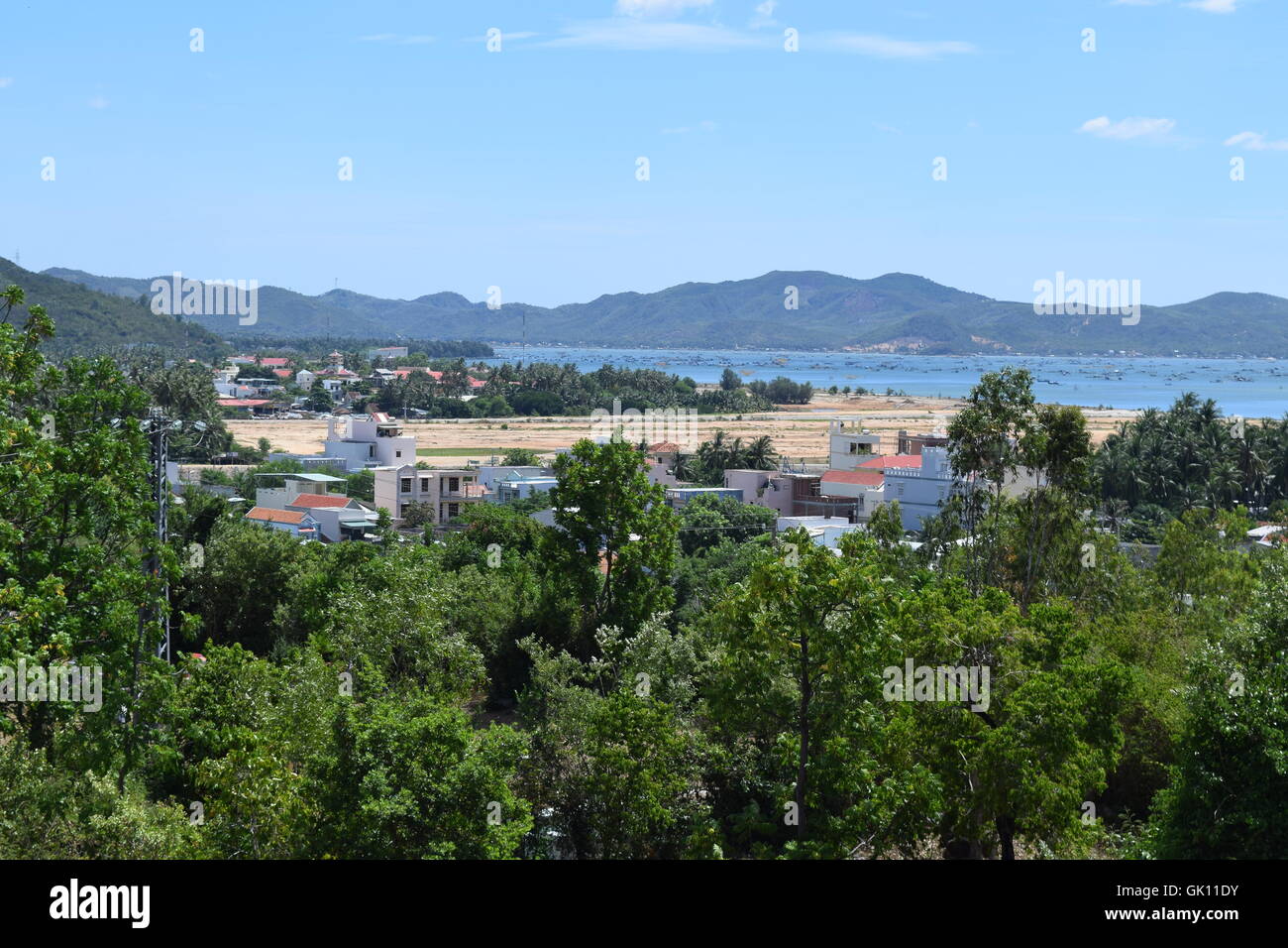 traditional rural village in Vietnam countryside near the sea Stock ...