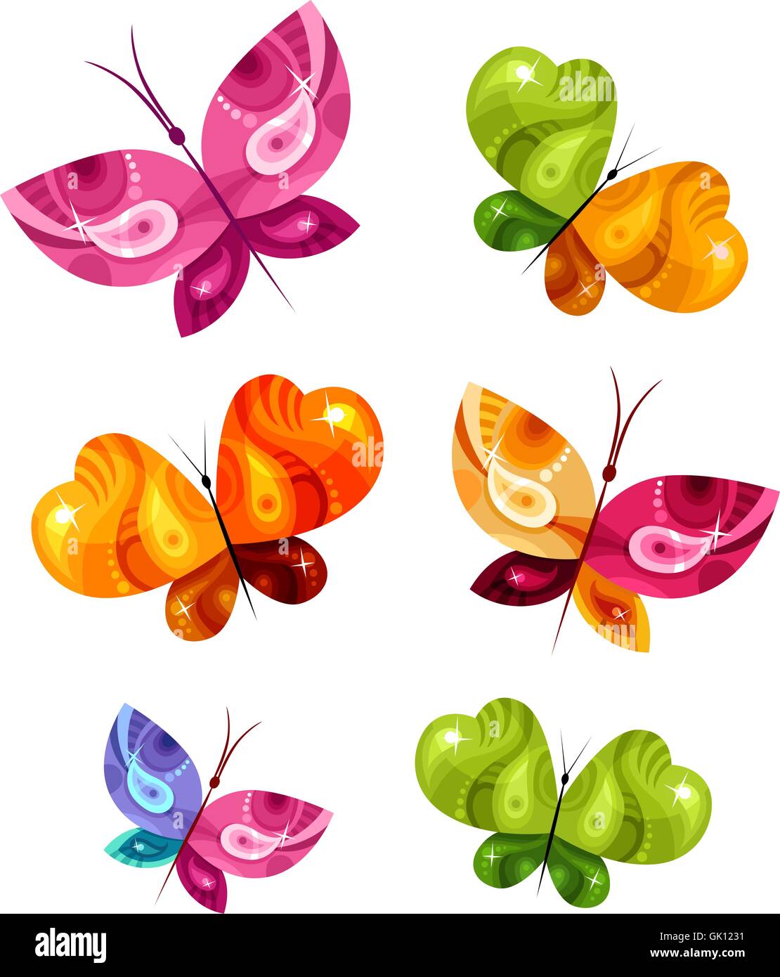 Moth image art Cut Out Stock Images & Pictures - Alamy