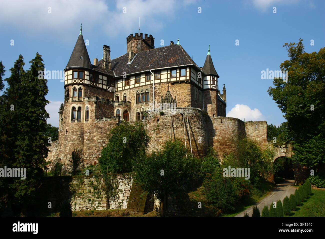 hesse chateau castle Stock Photo - Alamy