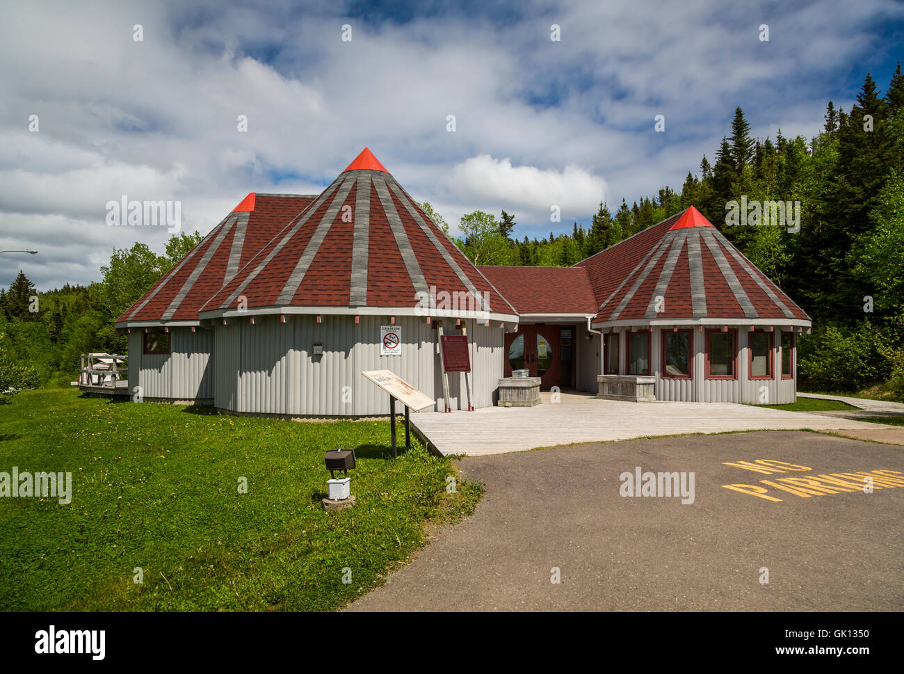 The Beothuk Interpretation Center near Boyd's Cove, Newfoundland and ...