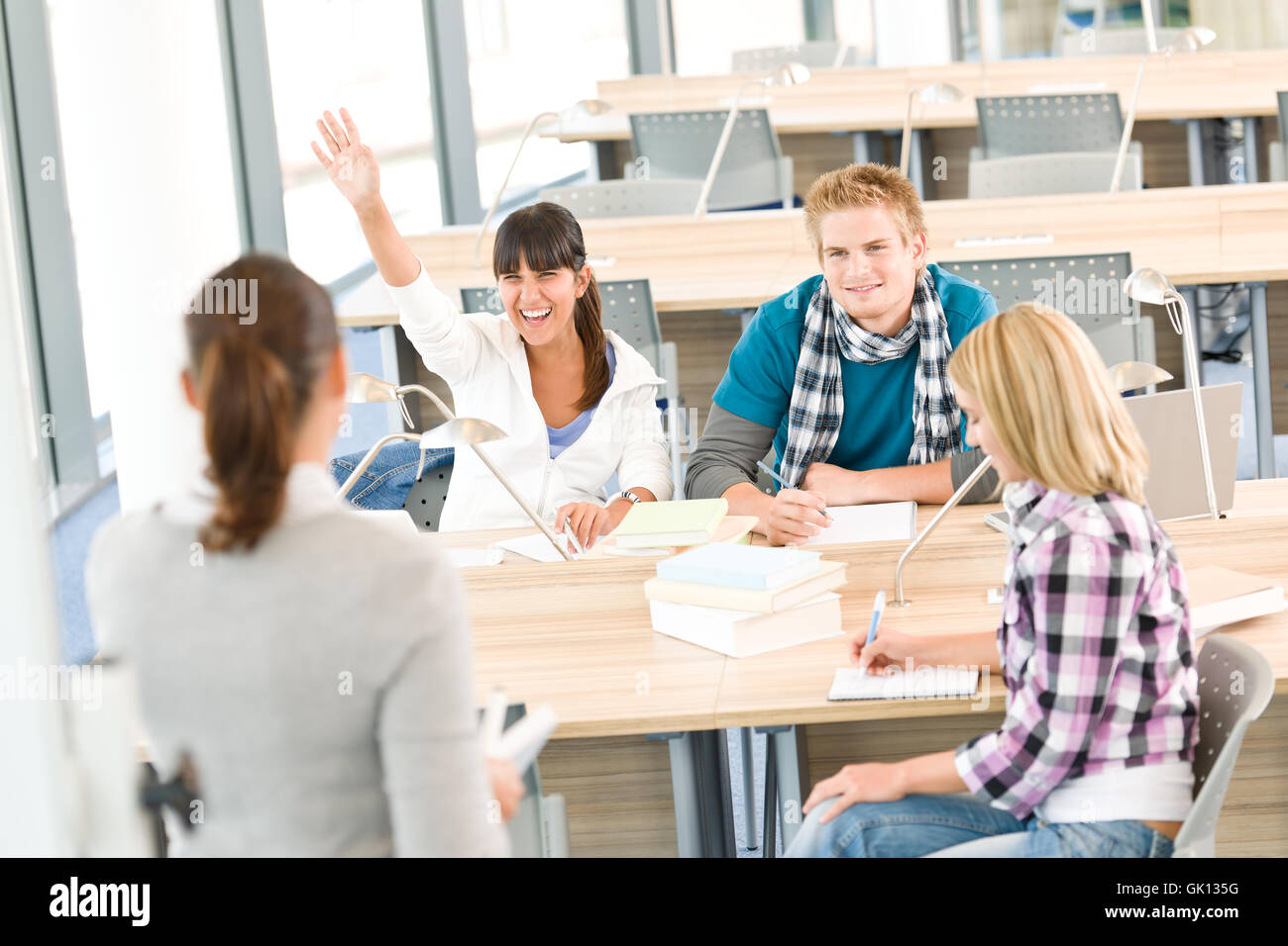 woman study teenager Stock Photo - Alamy