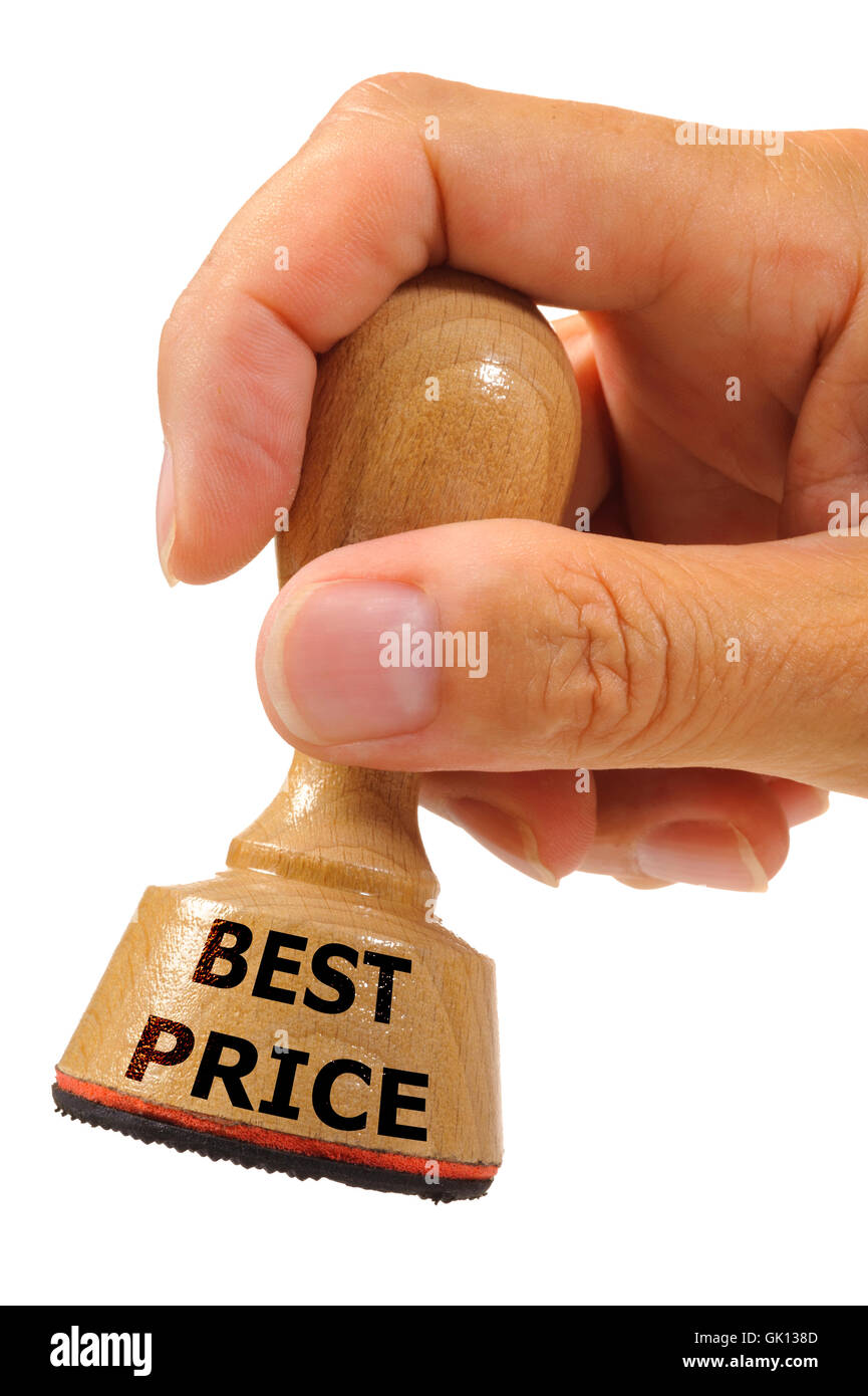 hand stamp price Stock Photo - Alamy