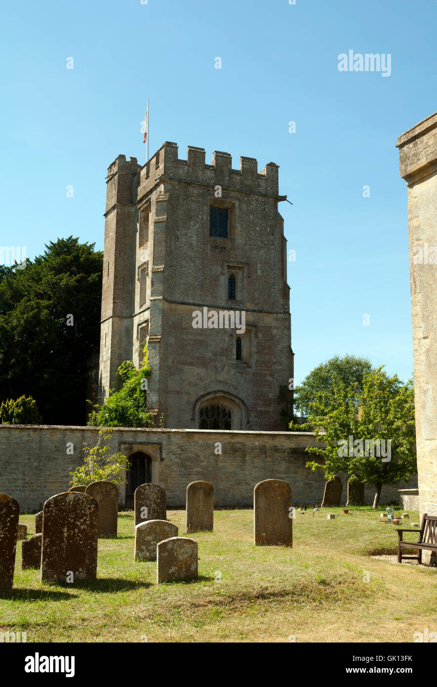Pope`s Tower, Stanton Harcourt, Oxfordshire, England, UK Stock Photo ...