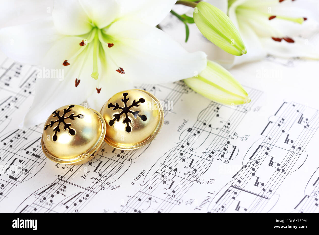 music bell decoration Stock Photo - Alamy
