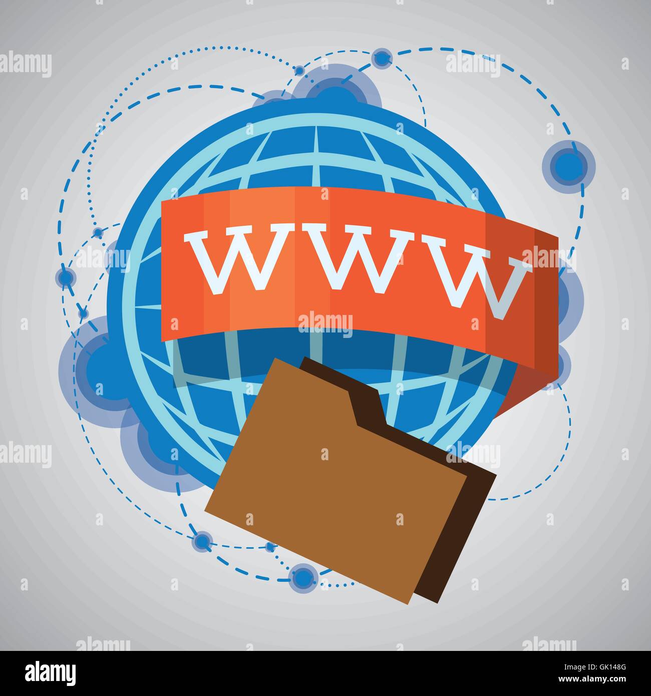 Internet design. Online icon. Colorful illustration Stock Vector Image ...
