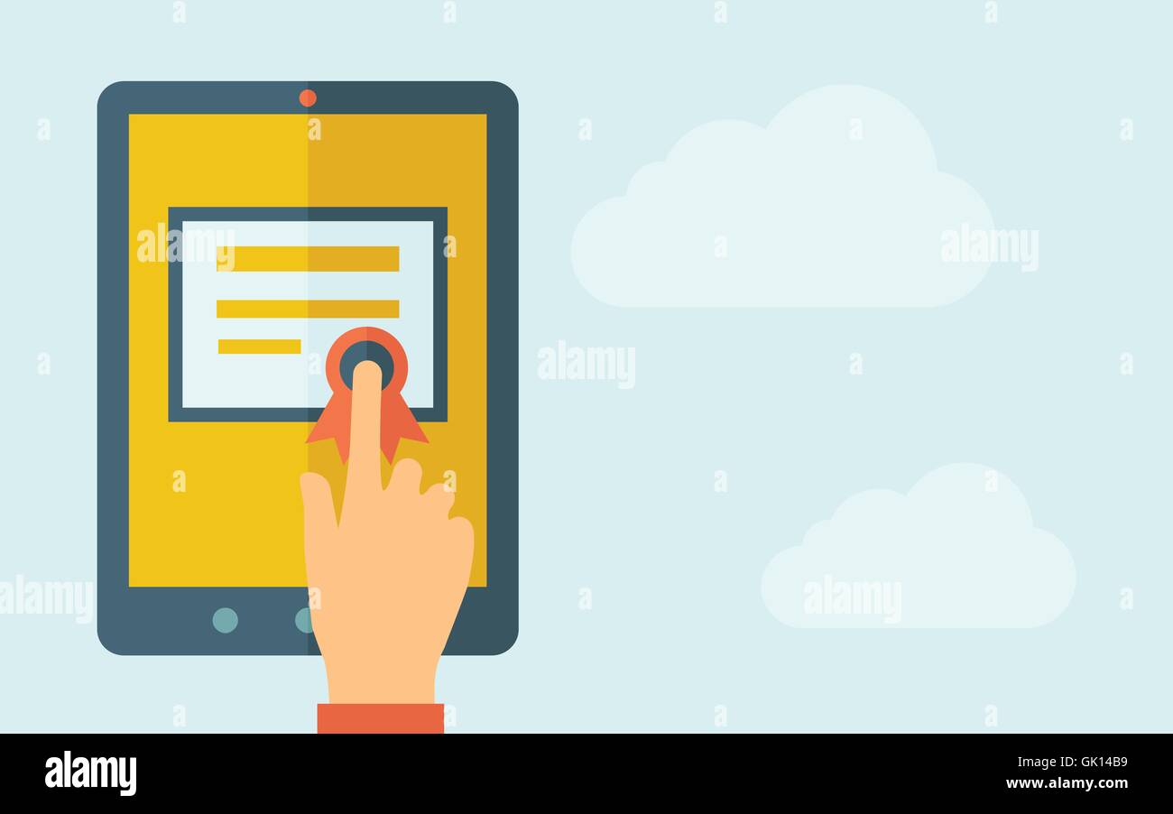 Electronic certificate Stock Vector Images - Alamy