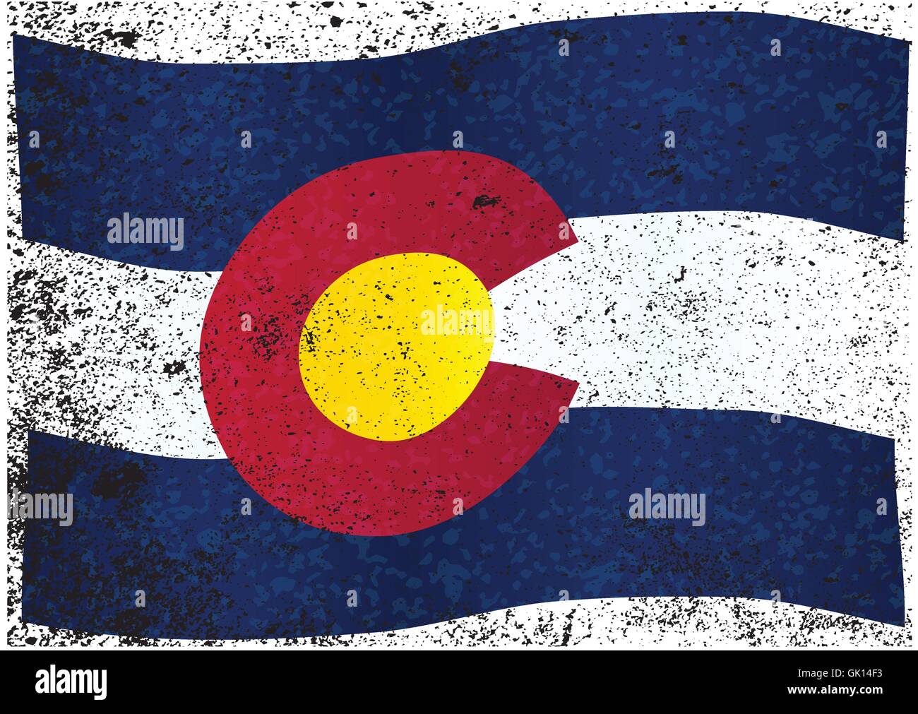 Colorado state flag Stock Vector Images - Alamy
