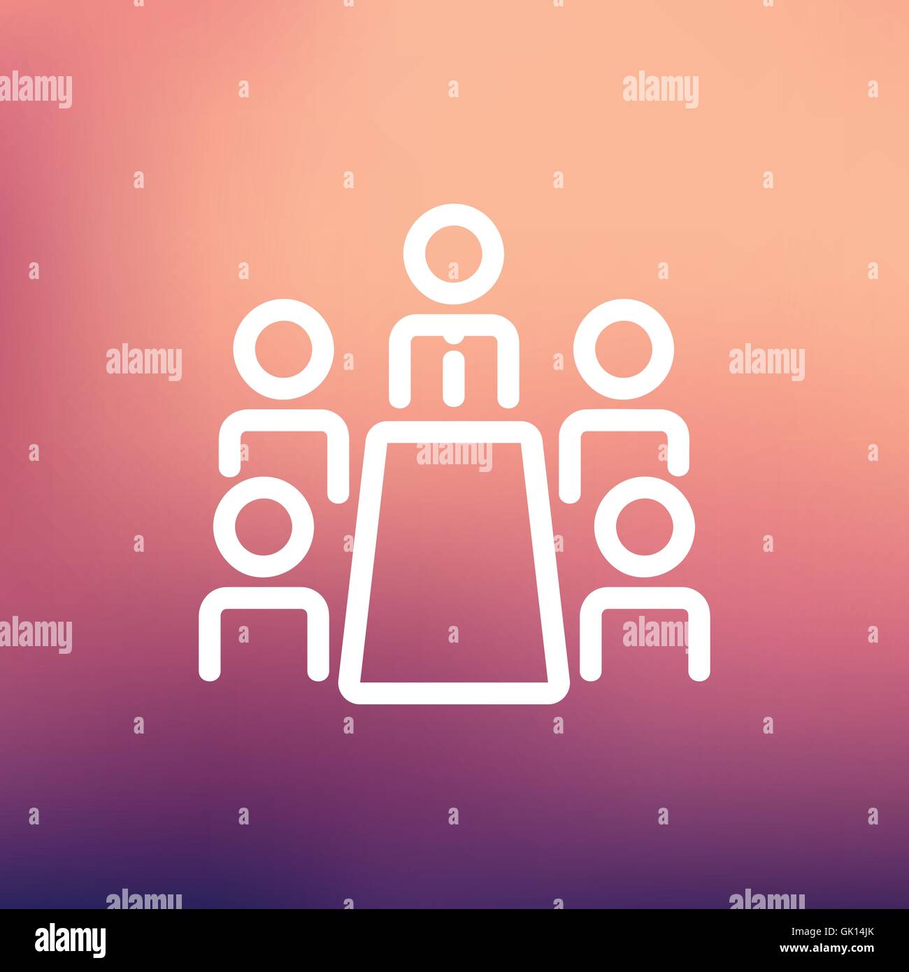 Small group meeting Stock Vector Images - Alamy