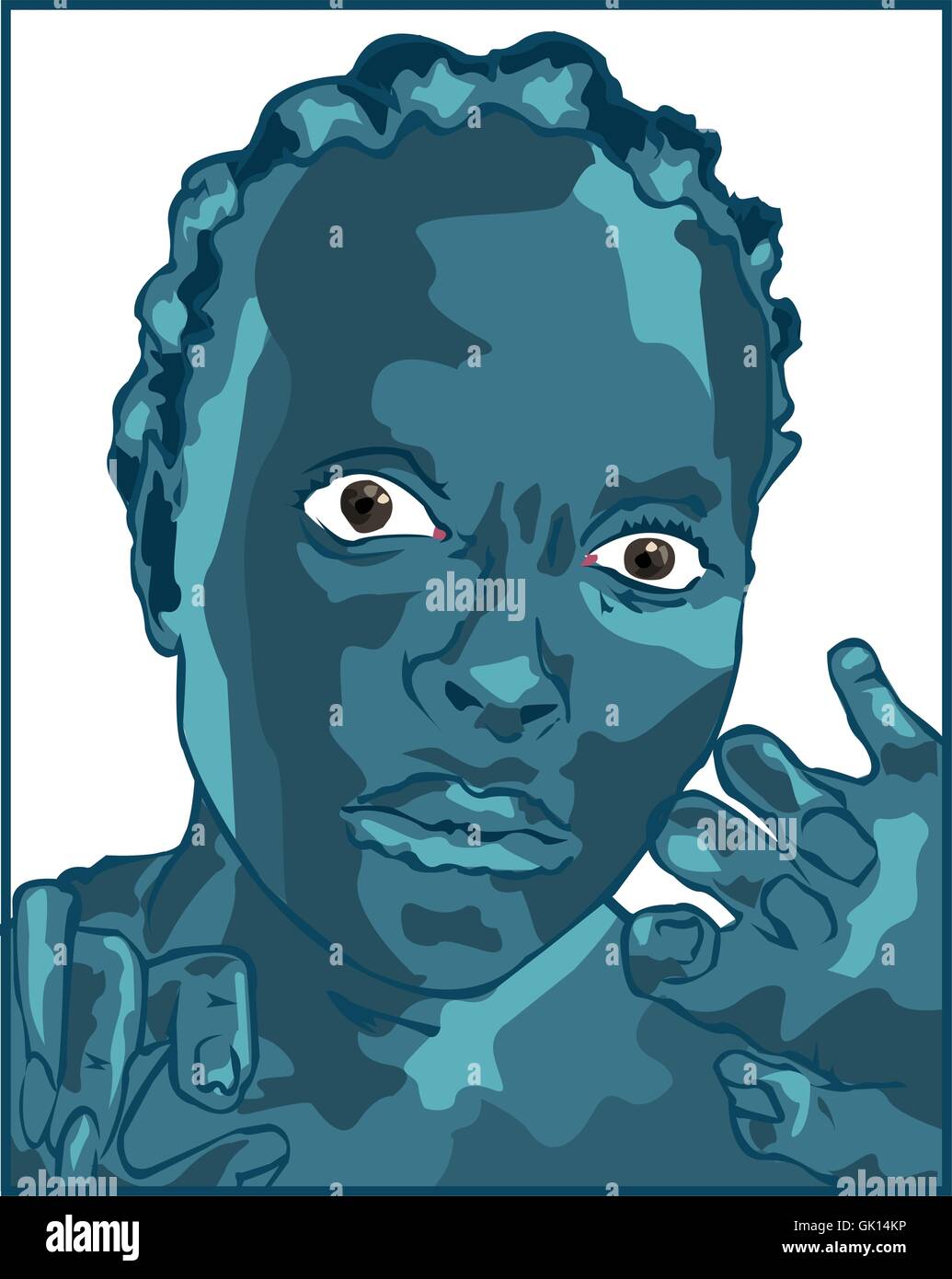 Africa model yellow Stock Vector Images - Alamy